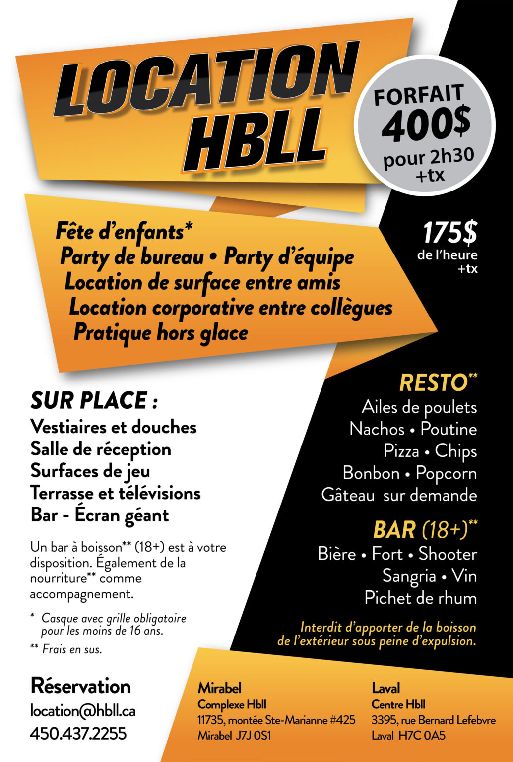 Location – HBLL Laval